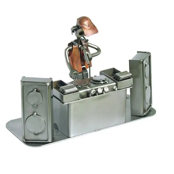 Figurine disc jockey | Cadeau pour dj | Passions Cadeaux