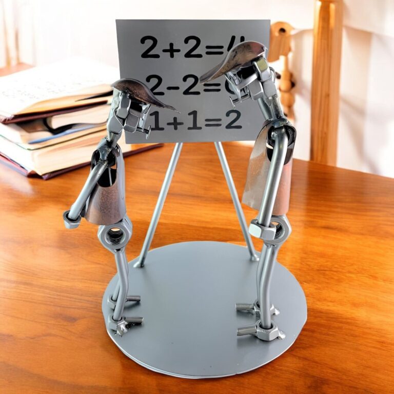Figurine professeur mathématique - Cadeau prof de maths ️
