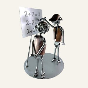 Figurine professeur mathématique - Cadeau prof de maths ️