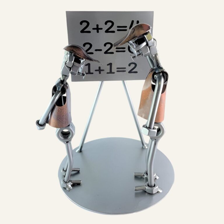 Figurine professeur mathématique - Cadeau prof de maths ️