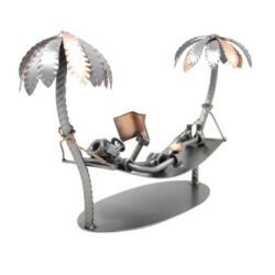 Cadeau retraite humour - Personnage sous les palmiers