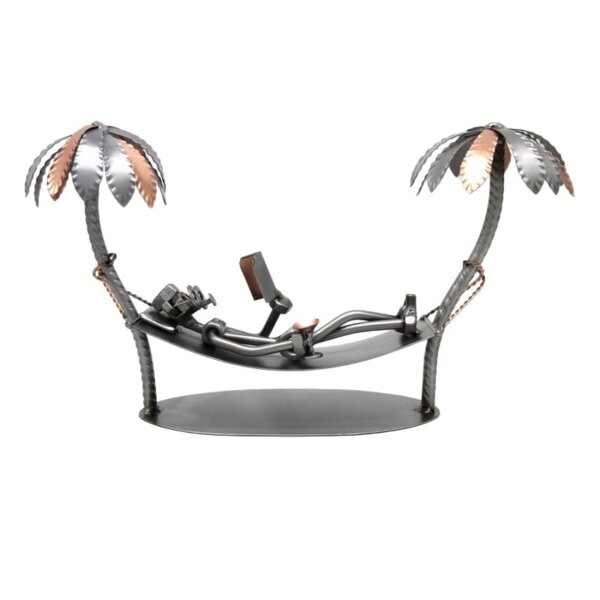 Cadeau retraite humour - Personnage sous les palmiers